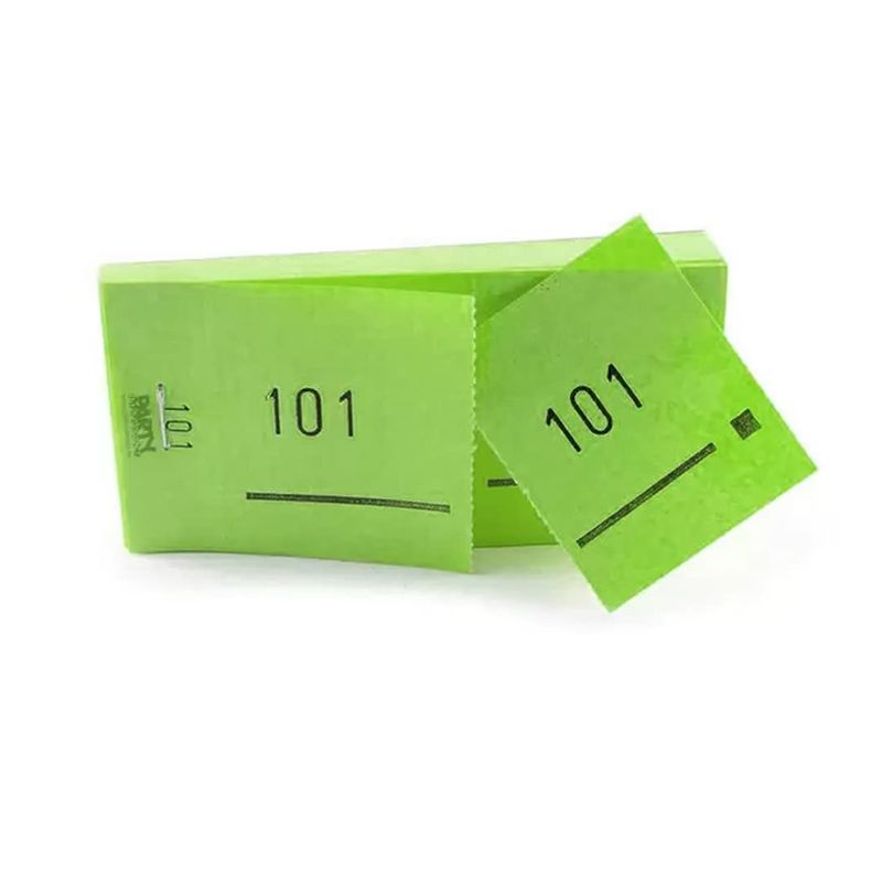 PARTY DISCOUNT ® Doppelnummern- Block 1000 Abrisse Nr. 1001-2000 grün ...