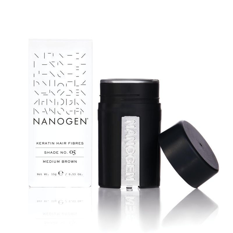 Nanogen Hair Thickening Fibres Medium Brown 15 G - EveryMarket