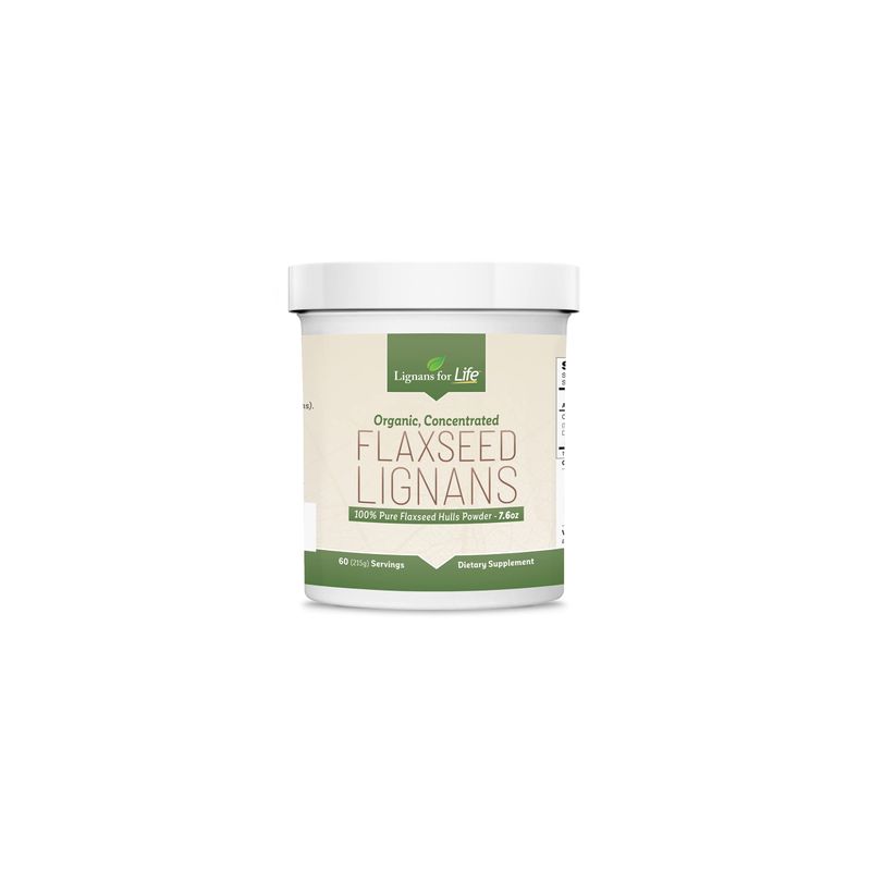 Lignans for Life Natural Ground Flaxseed Hulls Bulk Powder (60 Servings ...