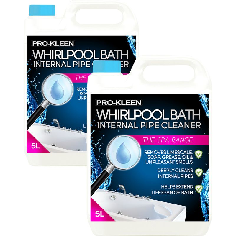 Pro-Kleen Whirlpool Bath Internal Pipe Cleaner (10L) - Provides a Deep ...