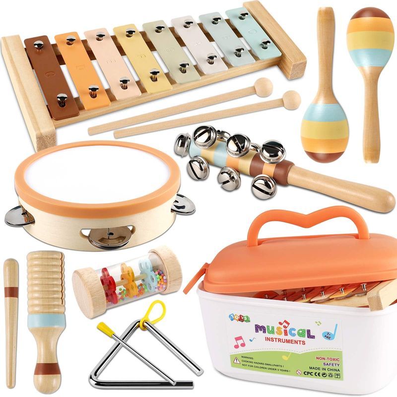 LOOIKOOS Baby Musical Instruments for Kids Montessori Music Toys for ...