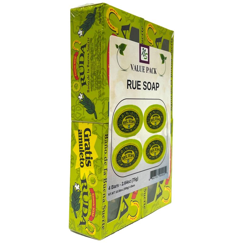 Jabon Ruda Mega Value Pack (4 Bar Soaps) Herb of Grace Rue Soap ...