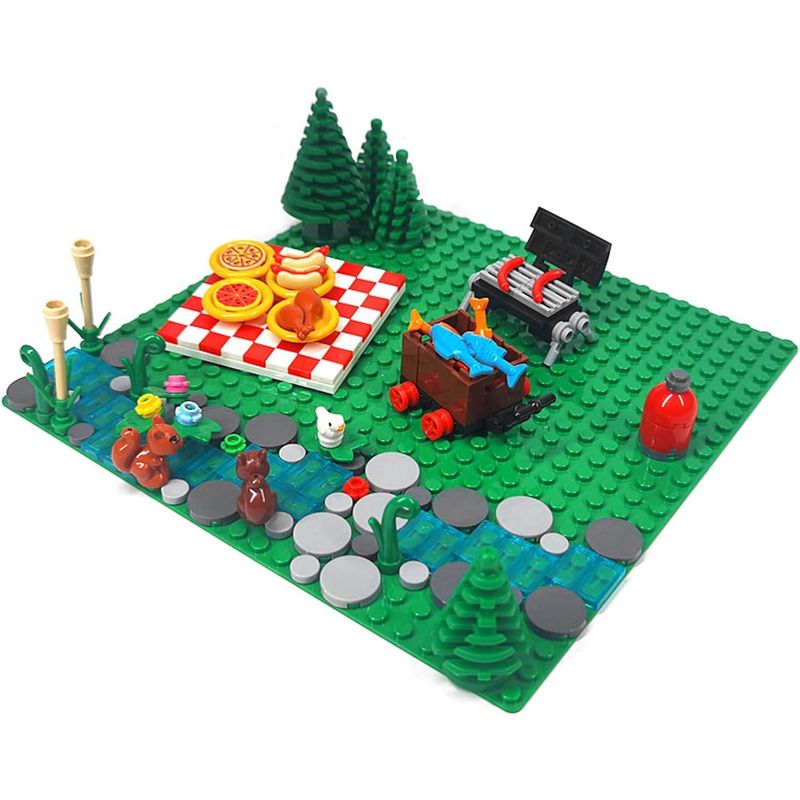 Pyrrhiax Urban Camping Blocks Set, Outdoor Forest Tent Camping ...