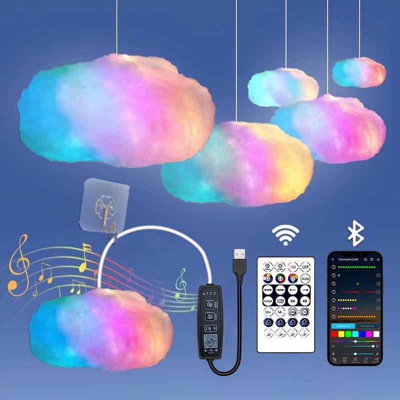 FLAGTOP LED Cloud Light for Bedroom, Floating Cloud Light for Room with ...