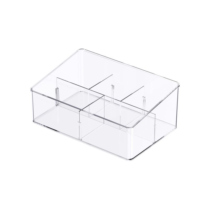 Simply Tidy Small Clear Stacking Plastic Desktop Organizer 5 ...