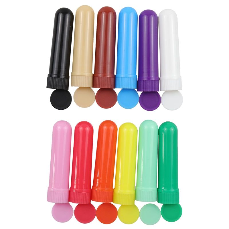 12pcs Nasal Inhaler Tubes, Nasal Inhaler Sticks, Plastic Inhaler Tubes ...