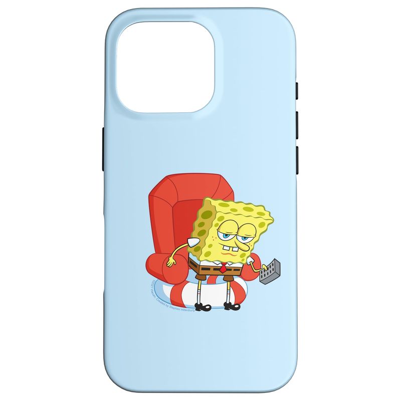 iPhone 16 Pro SpongeBob SquarePants SpongeBob Imma Leave TV Chair Logo ...
