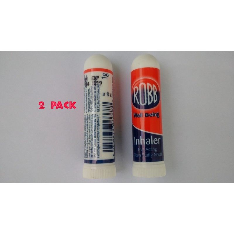 Robb Inhaler(Contains Eucalyptus Oil)- Fast acting relief of Catarrh ...