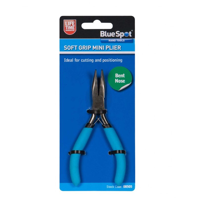 Blue Spot 08505 Dipped Handle Mini Bent Nose Plier - Blue - Online ...