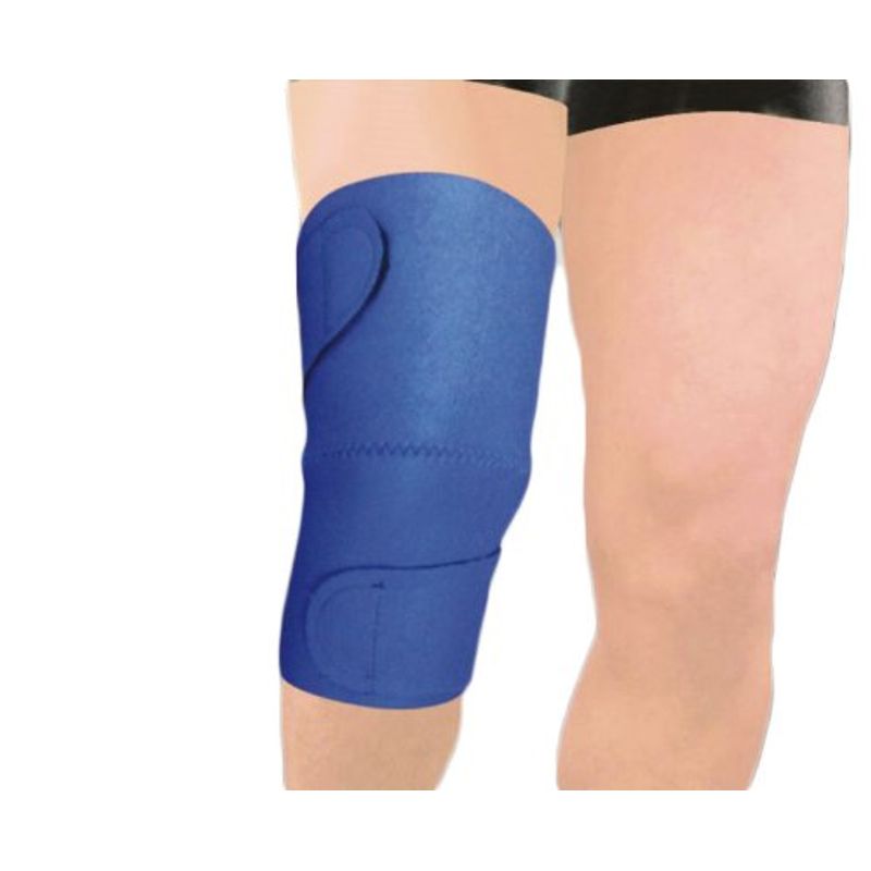 Sml Blue Adjustable Neoprene Knee Closed Patella Support Brace Sleeve ...