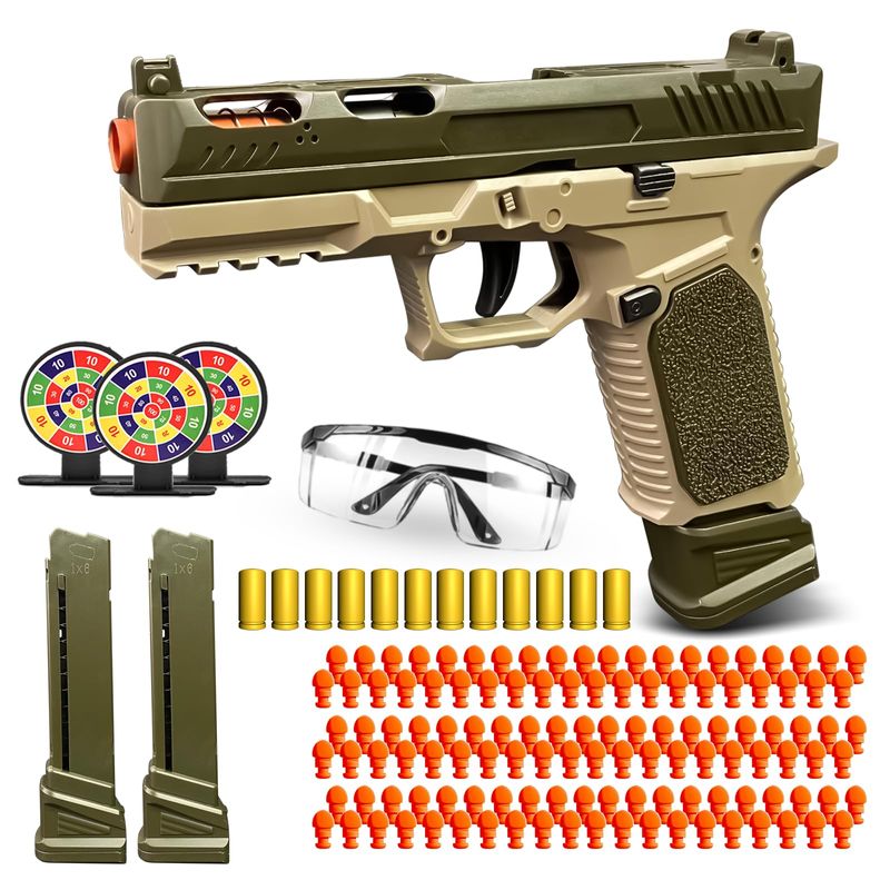 Toy Gun, Semi-Automatic Shell Ejecting Toy Gun Pistol Automatic ...