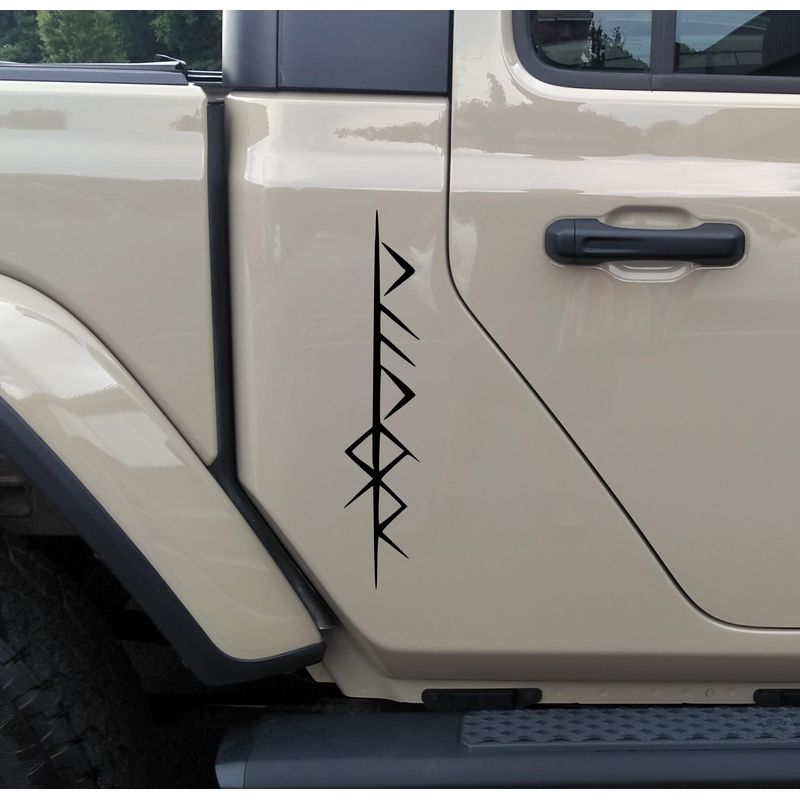 Warrior Bind Rune Vinyl Decal | Viking Bindrune Norse Mythology | Die ...