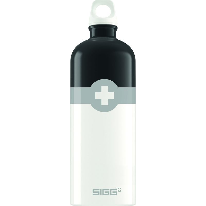 Sigg Trinkflasche Swiss Logo, Schwarz, 1 Liter, 8507.9 - Online ...