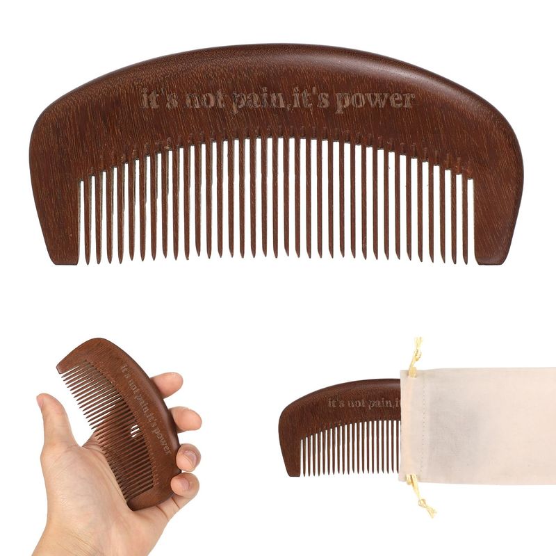 Labor Comb, Wooden Birth Comb for Labor Pain Sandalwood Natural Wave ...