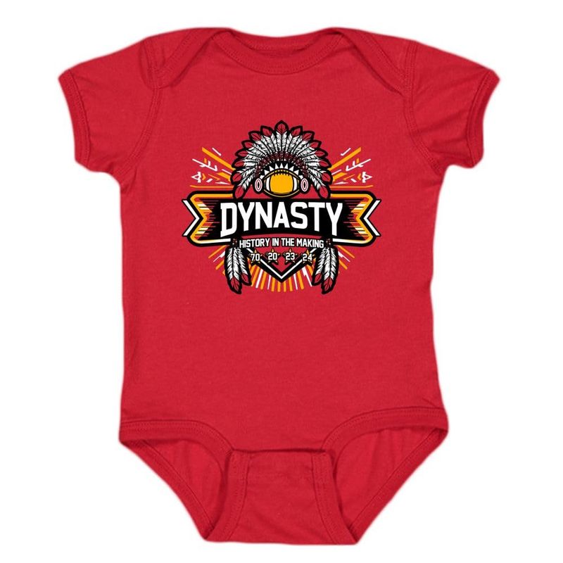 Kansas City Dynasty - History in The Making Kid's Onesie for Football ...