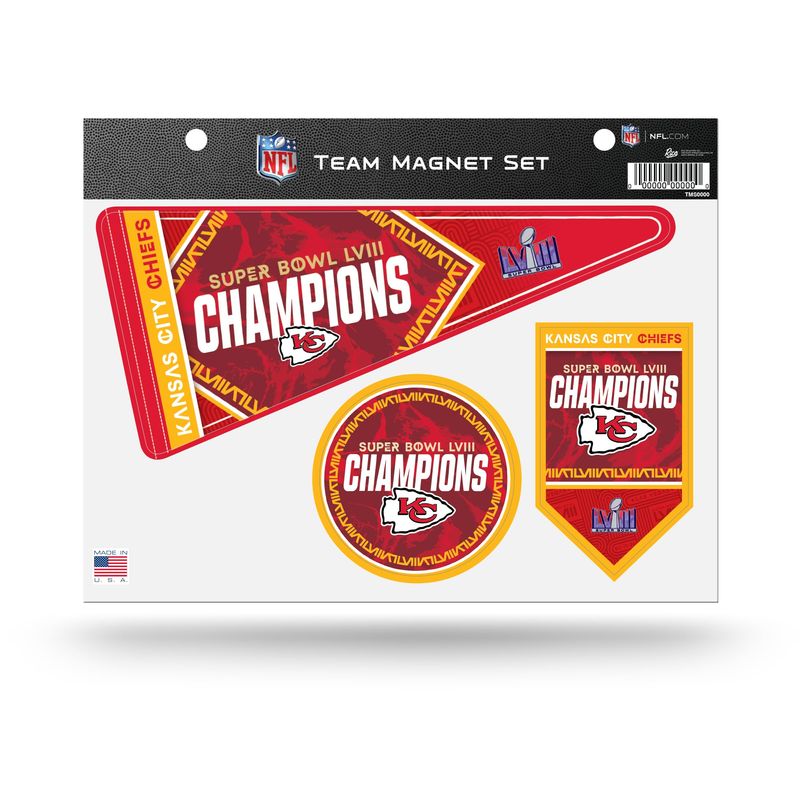 Rico Industries NFL Football Kansas City Chiefs Back to Back Champs ...