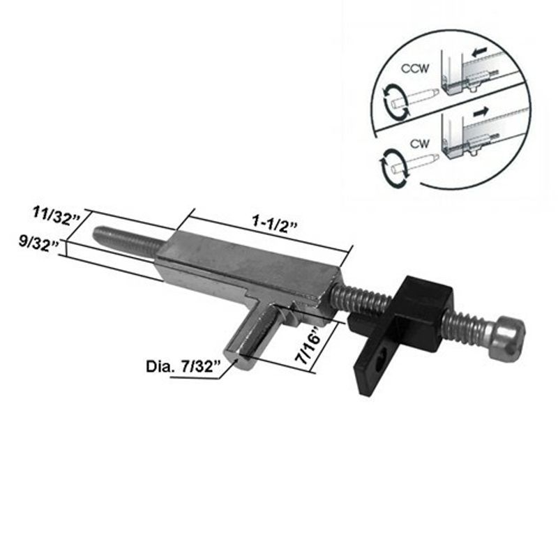 Metal Adjustable Pivot Hinge for Framed Shower Doors - Online ...