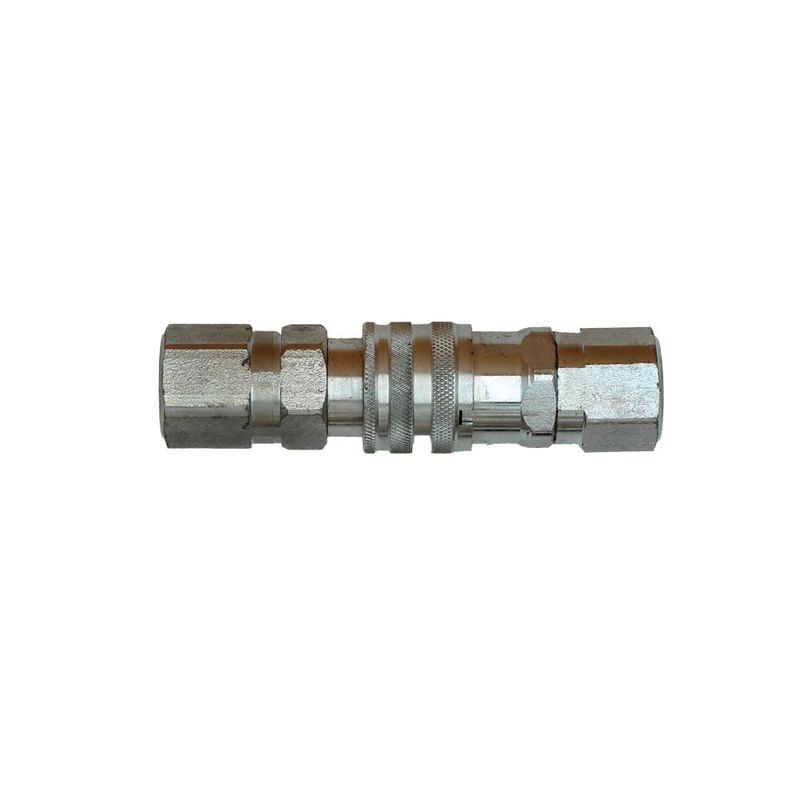 RAParts Hydraulic Quick Coupler Flat Face | 1/2" x 1/2" NPT | Complete ...