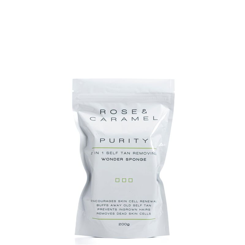 Rose & Caramel Purity Buff Away, Tan Erasing Soap Sponge. Mango Scent ...