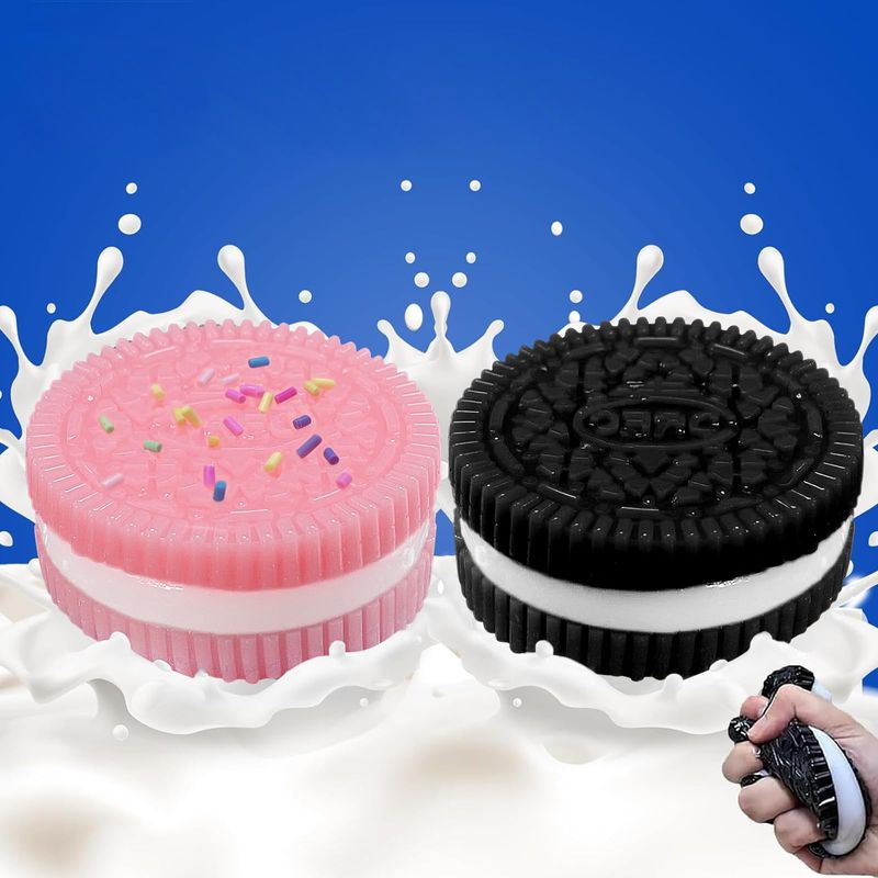 2 PCS Taba Squishy,Squishy,Fufu Squishy,Oreo Squishy,Taba Squishy Oreo ...