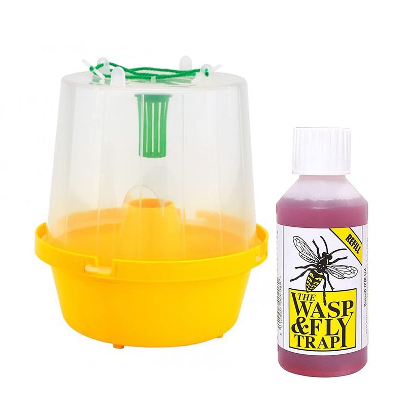 IPM Direct Hanging Wasp Fly Trap & Liquid Bait Attractant - Online ...