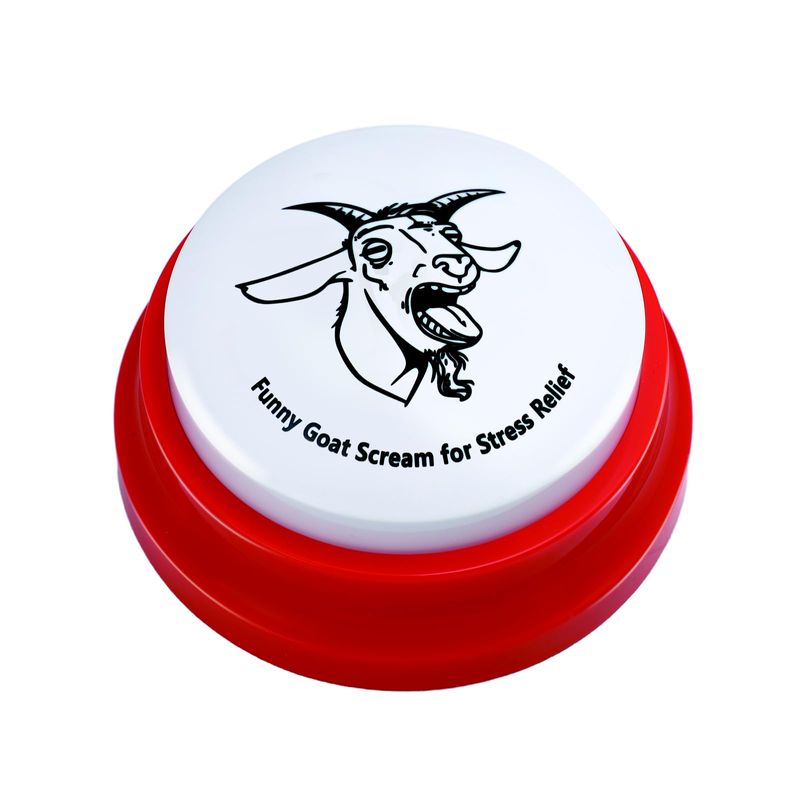 Freetoes Screaming Goat Sound Button,Screaming Goat Desk Toy Talking ...