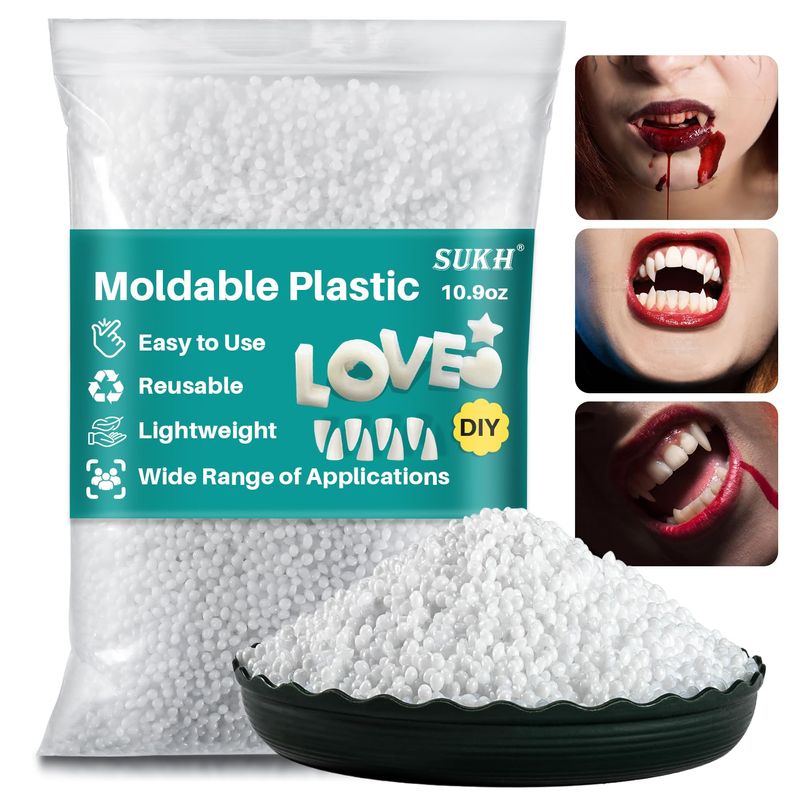 Sukh 10.9oz Moldable Plastic Pellets - Thermoplastic Beads Polymorph ...