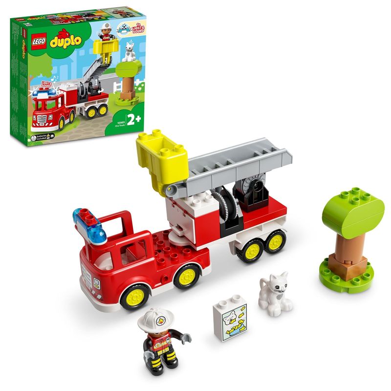 LEGO Duplo 10969 Duplo Town Ladder Truck Birthday Gift Toy Block ...