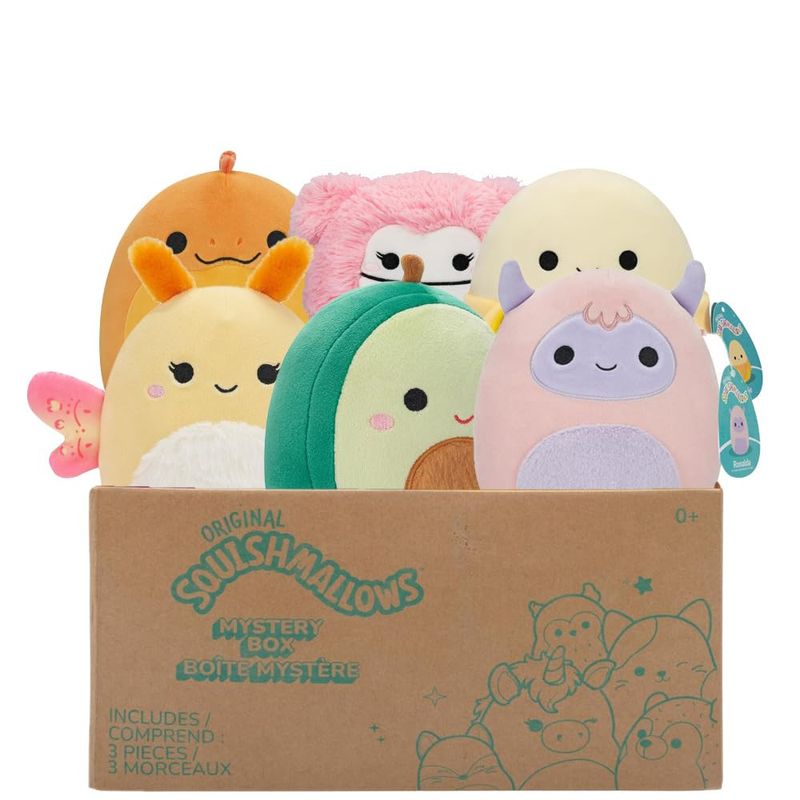 Squishmallows Original Mystery Box 5-Inch Plush 6 Pack Styles Will Vary ...