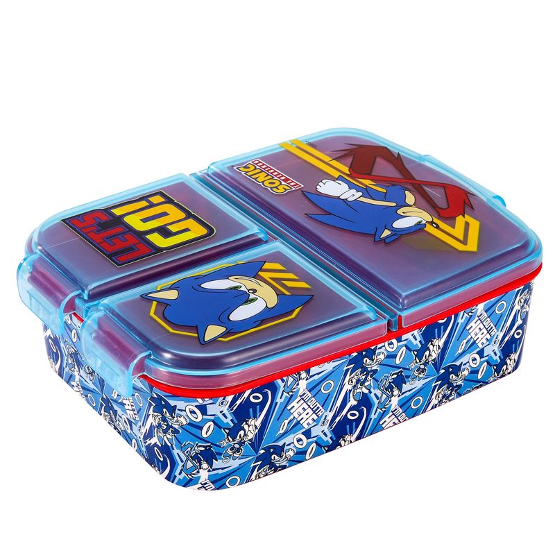 Zawadi Global Sonic The Hedgehog Kids Childrens Multi Compartment ...