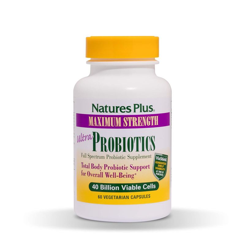 NaturesPlus Ultra Probiotics - Maximum Strength Digestive Supplement ...