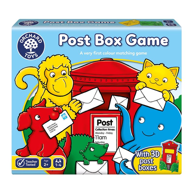 Orchard Toys Post Box Game, A Fun Posting and Matching Game for ...