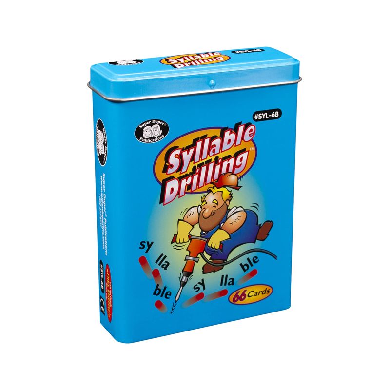 Super Duper Publications | Syllable Drilling Fun Deck Flash Cards for ...