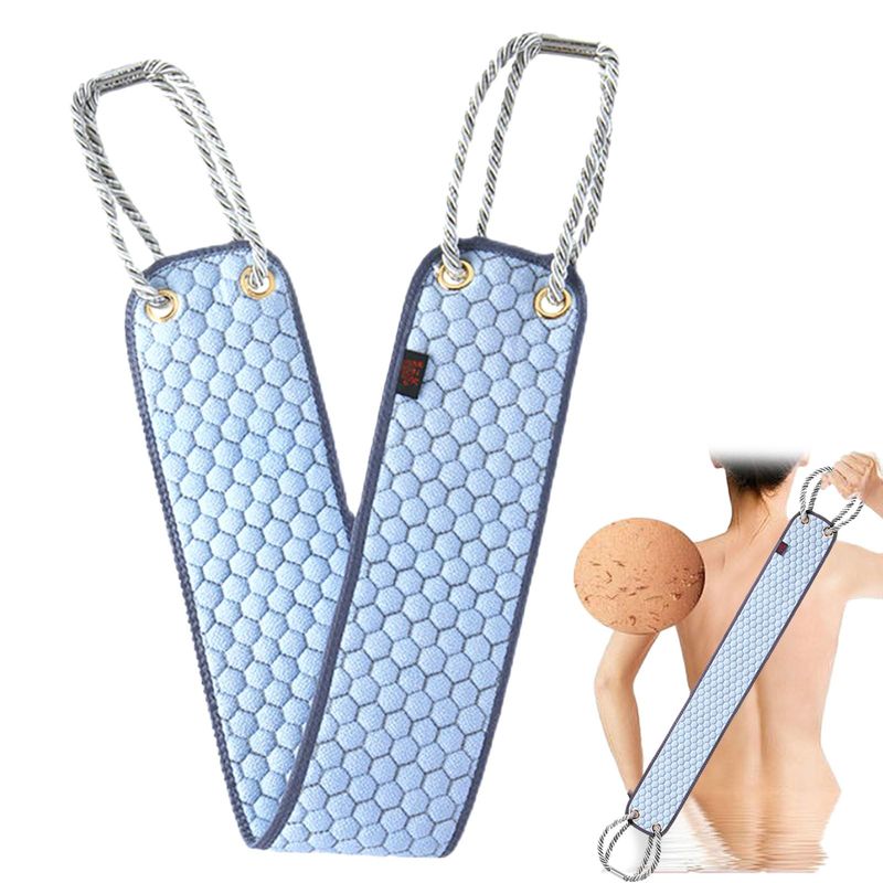 FUIPVGI Exfoliating Back Scrubber for Shower, Back Exfoliator Soft ...