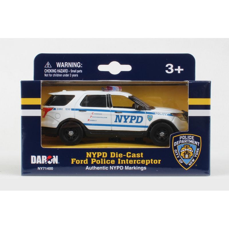 Daron NYPD Die-Cast Ford Police Interceptor 1/43 (NY71400) - Online ...