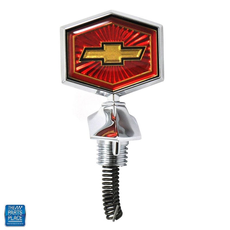 1980-1987 Chevy Malibu El Camino Header Panel Hood Ornament Emblem GM ...