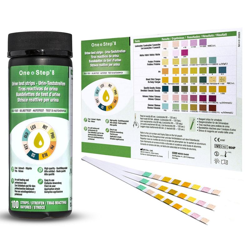 100 x Urine Test Strips for Infection Cystitis Testing Sticks, UTI ...