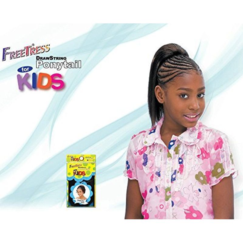 Freetress Braids YAKY STRAIGHT 10'' - Shake N Go Drawstring Ponytail ...