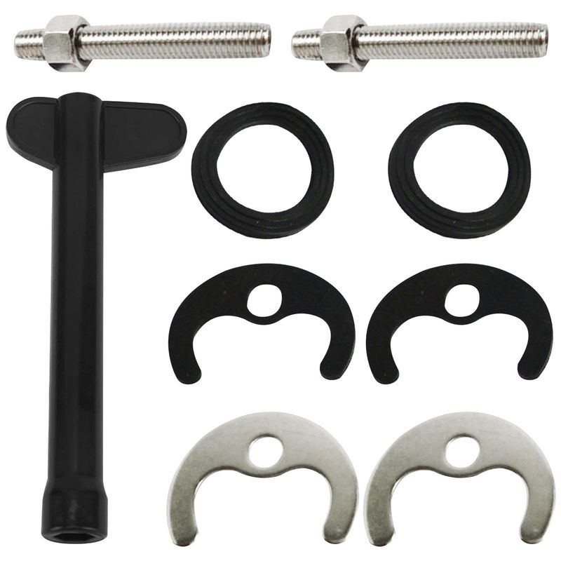2 Sets Basin Washer Sink Monobloc Mixer Tap Fixing Fitting Kit Bolt ...