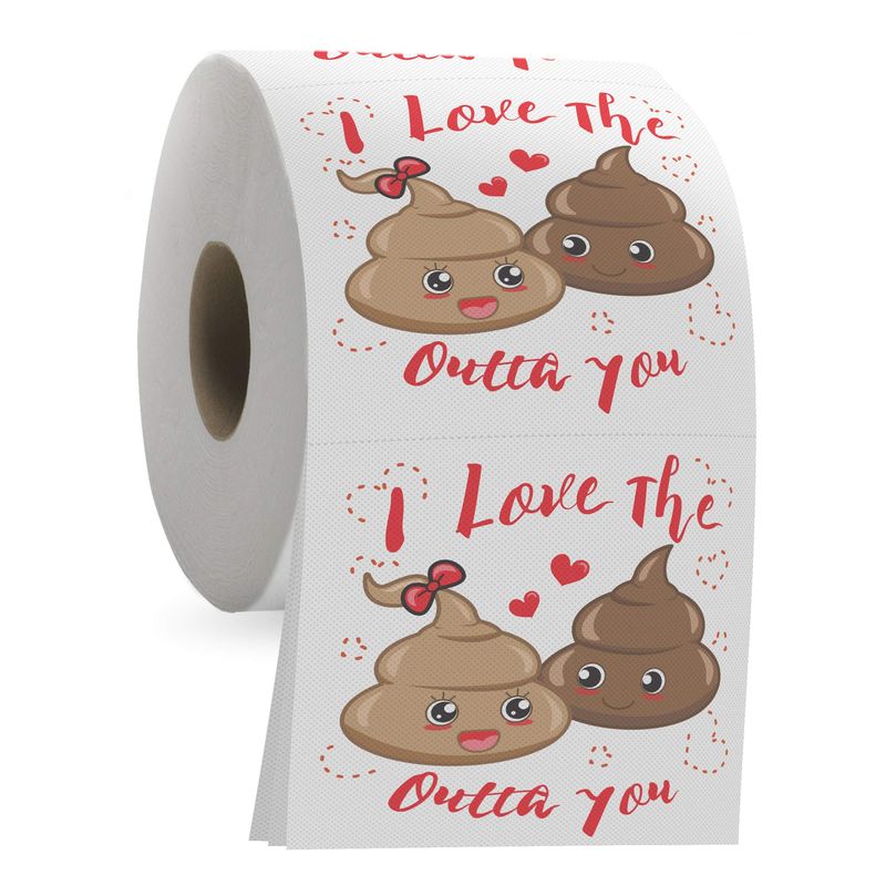 Romantic Toilet Paper Roll by Gagster - 3 Ply Funny Novelty Gag TP ...