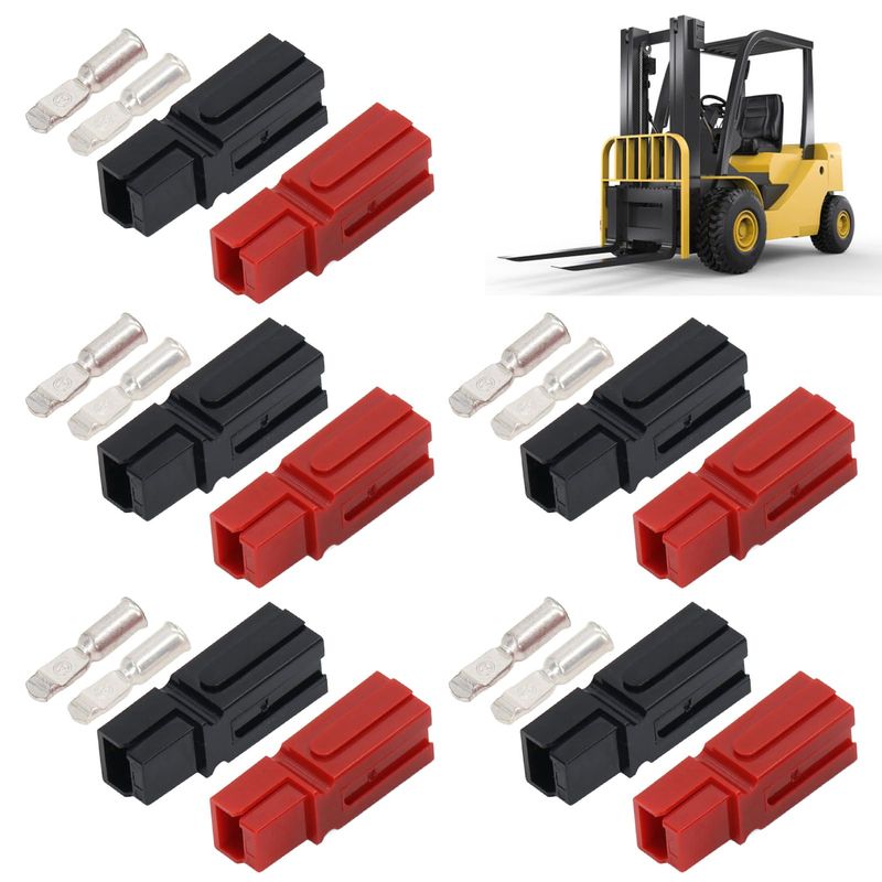 5Sets 75A Anderson Connector, Quick Connect Single Pole Power Terminals ...