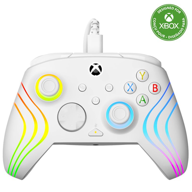 Turtle Beach Afterglow Wave Controller White Wired RGB Gaming ...