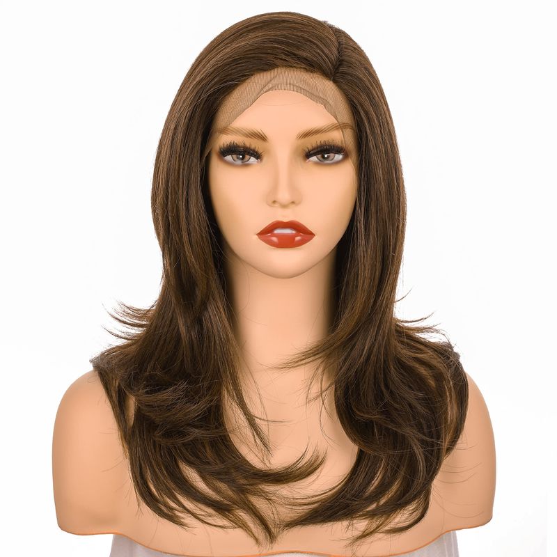 Onedor 18 Inch Kanekalon Futura Synthetic Hair 130% Density Straight ...