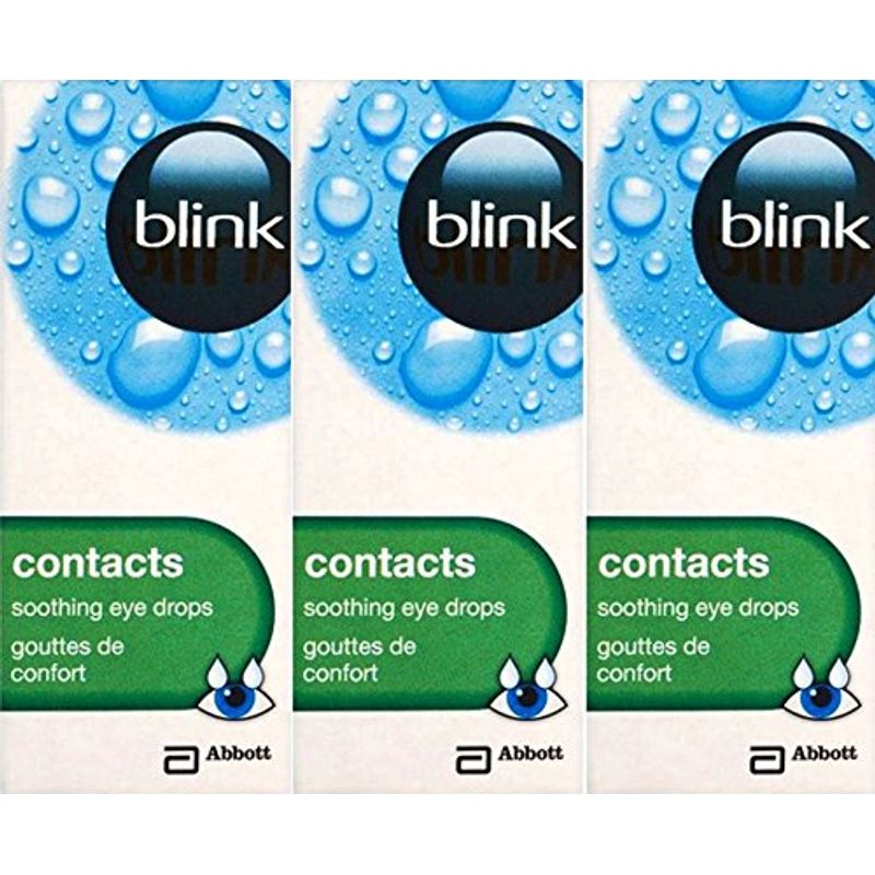 Blink Contacts Soothing Eye Drops 10ml x 3 Packs - Online Marketplace ...
