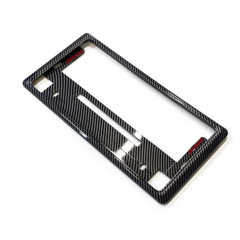 Blade License Plate Frame Cover, Compatible with New Standards, Carbon ...