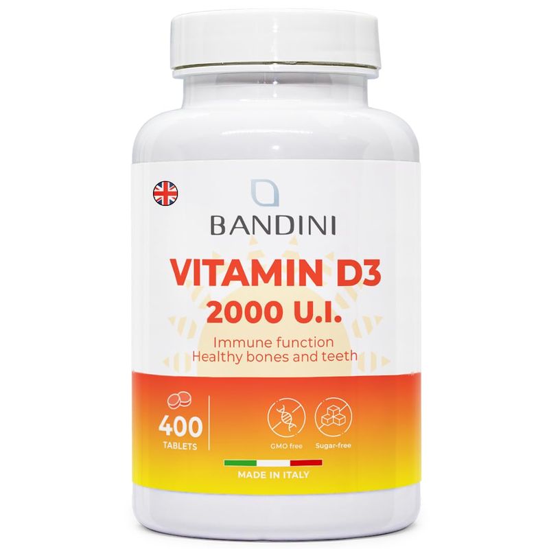 Bandini® Vitamin D 2000 IU - High Strength Vitamin D3 Supplement ...