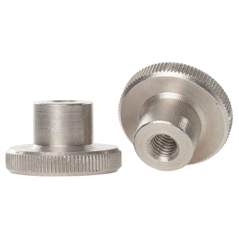 6mm / M6 Stainless Steel High Knurled Thumb Nuts Hand Grip Knobs DIN 466-20 Pack - Online ...