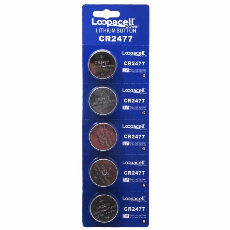 LOOPACELL CR2477 3V Lithium Cell - 3V Long Lasting Coin Cell Battery ...