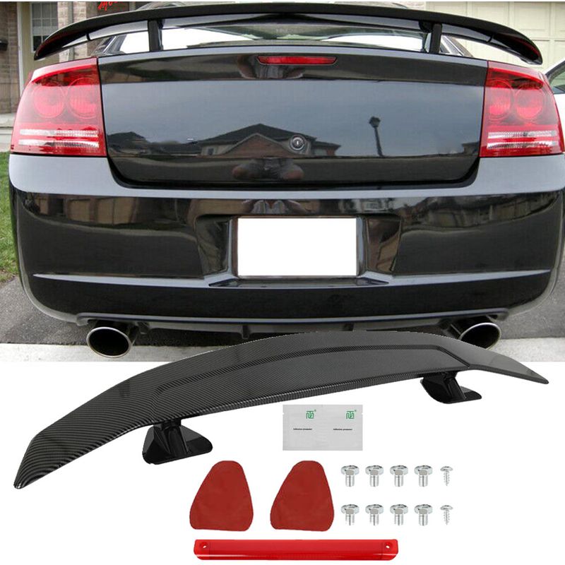Carbon Fiber GT Rear Trunk Spoiler Racing Body Kit For 2006-2010 Dodge ...