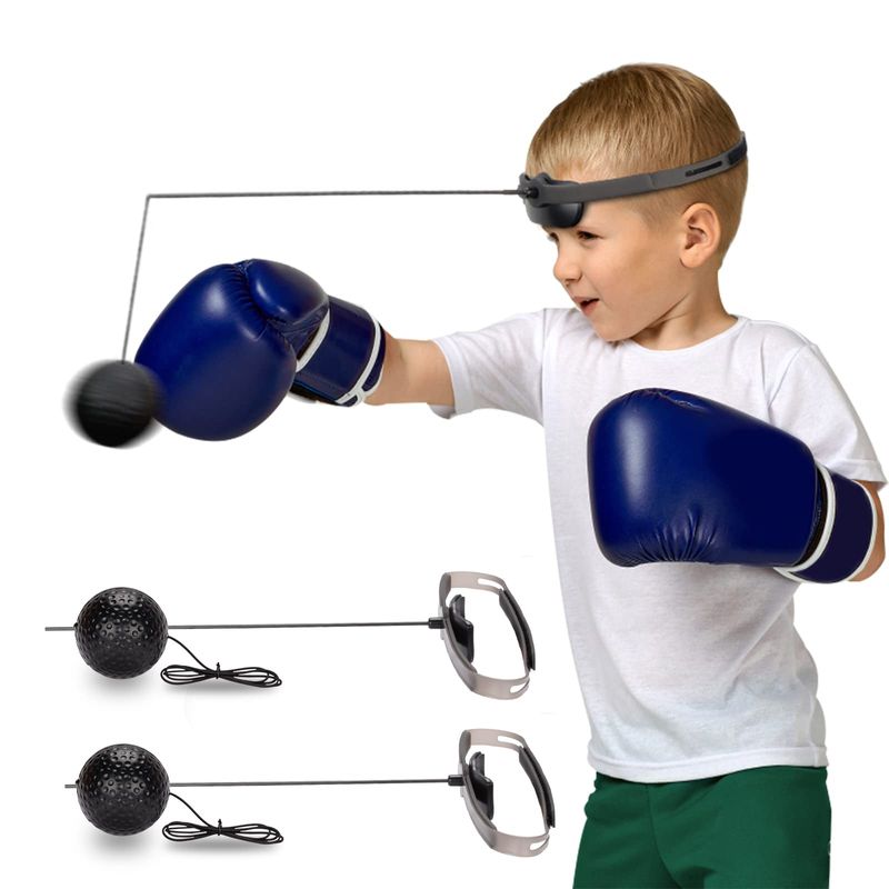 Hikeen Boxing Reflex Ball, MMA Boxing Equipment Adjustable Length for ...